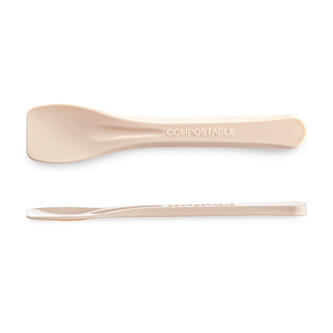 NEW Compostable 9.5cm Spoons - Single Color – World of Gelato