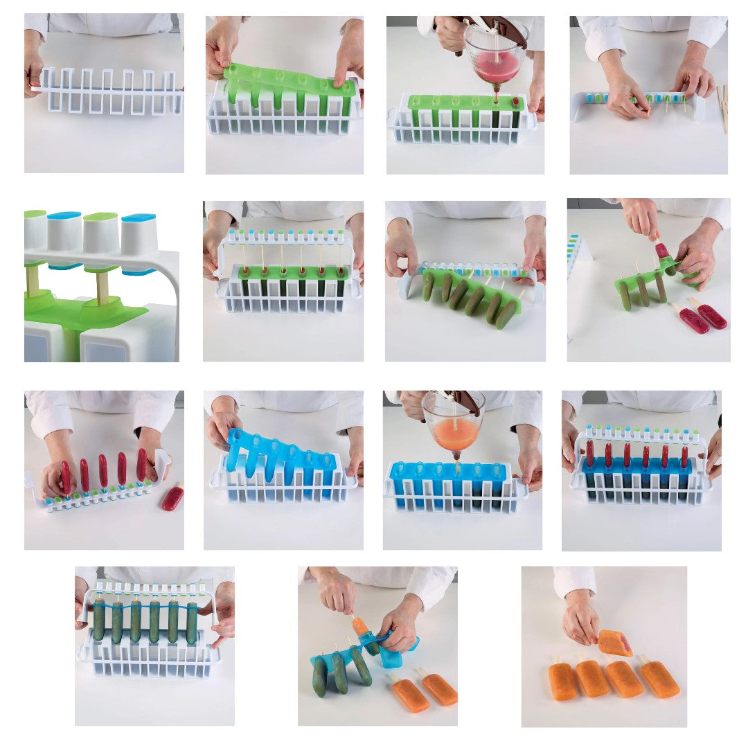 Double-Flavor Popsicle Mould Kit (NEW) – World of Gelato
