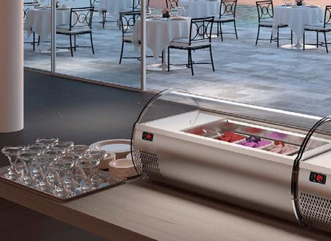 NEW Counter Top Gelato Display Freezer STEVE – World of Gelato